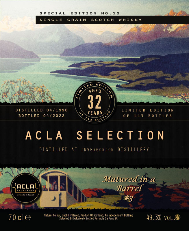 INVERGORDON GRAIN - Acla Special Edition No. 12 - Barrel #3 | Acla da ...