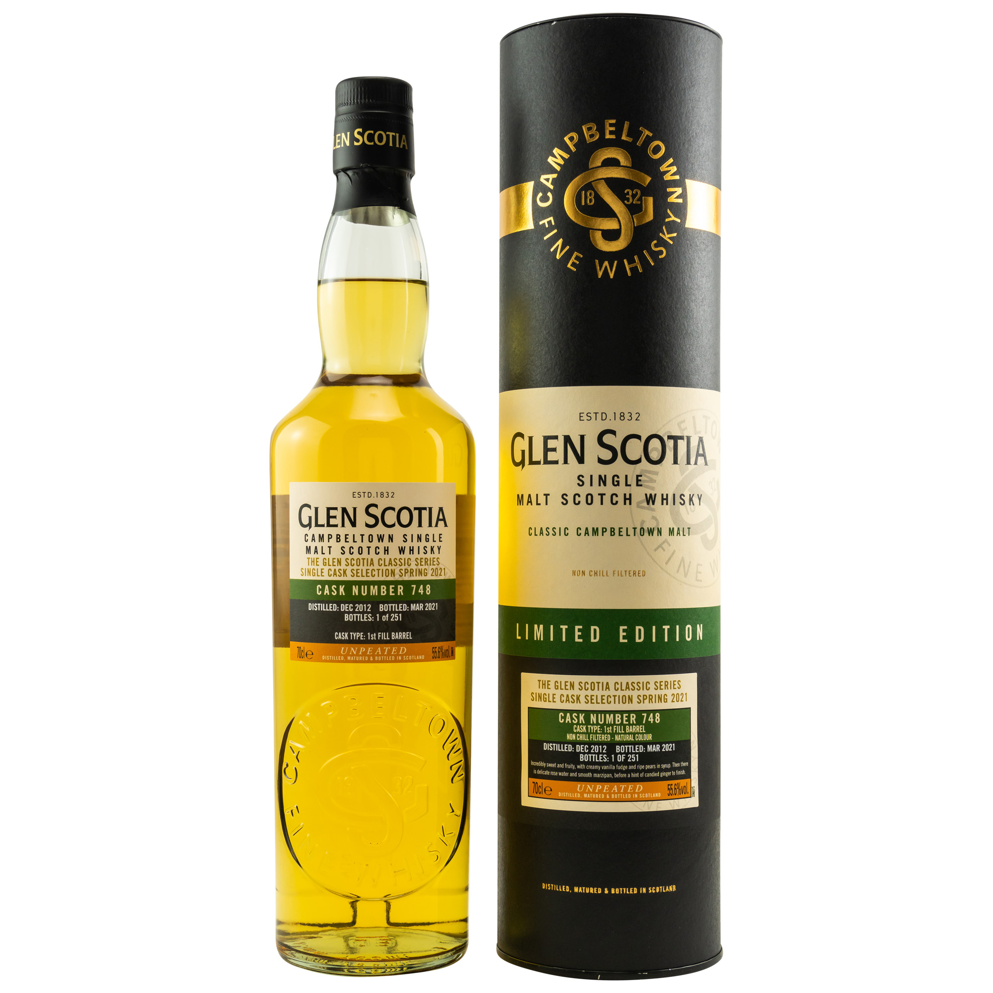 GLEN SCOTIA - Vintage - Single Cask No. 748 | Acla da Fans SA