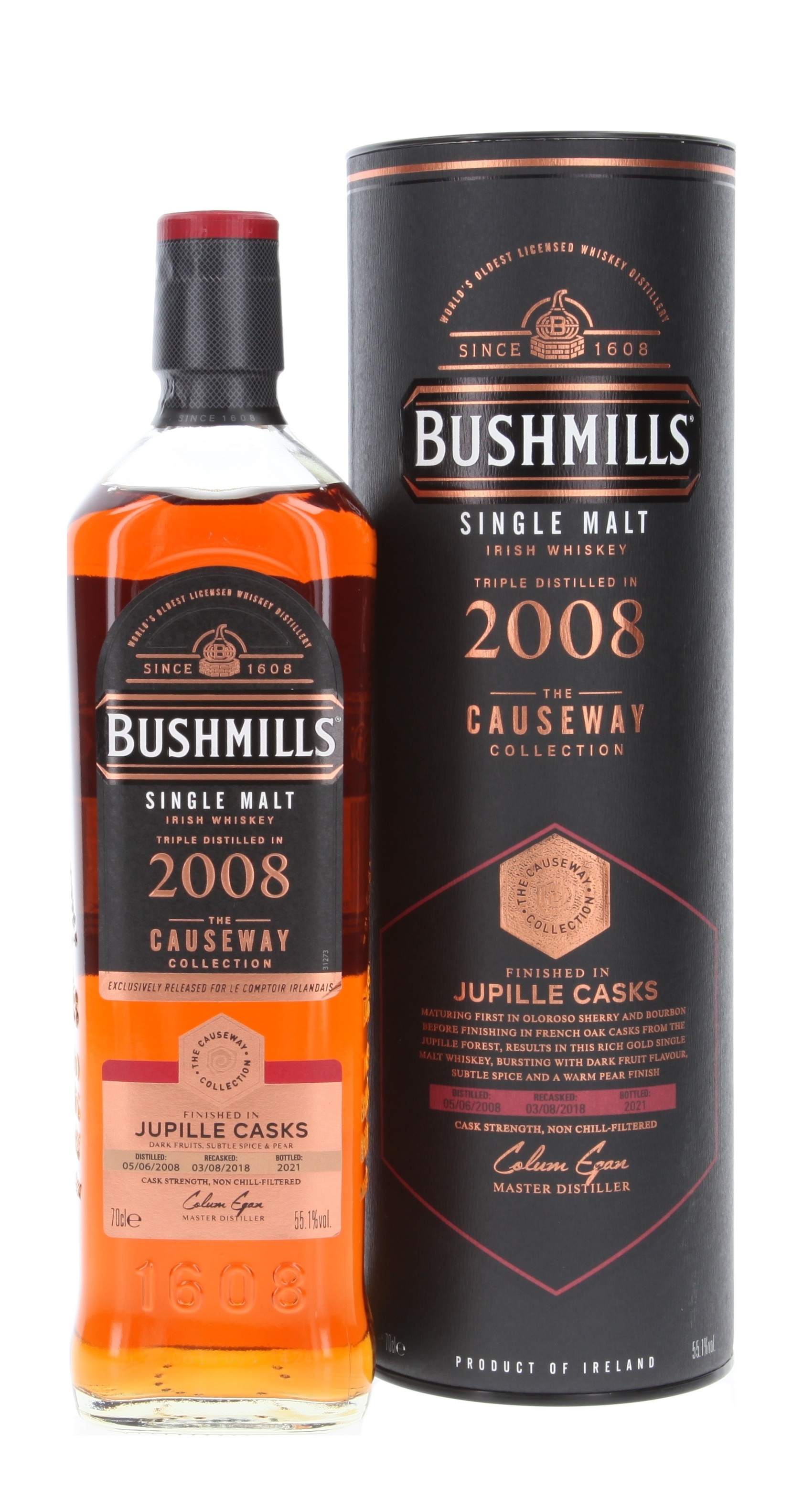 BUSHMILLS - Jupille Cask - The Causeway Collection | Acla da Fans SA